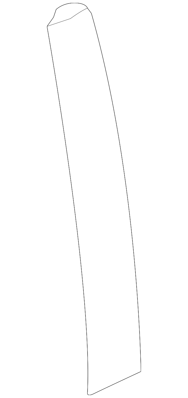 72470-TBA-A01 - 2016-2022 Honda - Garnish Assembly L Front Door Sash ...