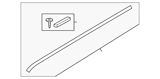 2013-2022 Land Rover Range Rover Roof Molding LR094476 | OEM Parts Online