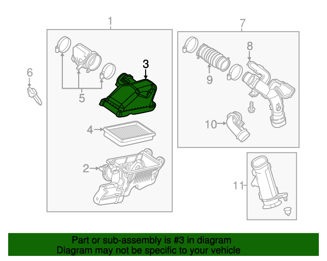 16526-1HK0A - Air Cleaner Cover 2012-2019 Nissan | AutoNationParts.com
