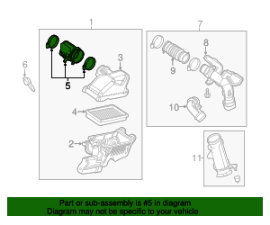 16576-1HK1A - Engine Air Intake Hose 2013-2019 Nissan | AutoNation Parts