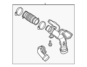 2013-2019 Nissan Duct Assembly 16554-9KA0B | OEM Parts Online