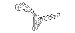 71593-TRT-A01 - Spacer, R Rear Bumper Side - 2017-2021 Honda Clarity ...