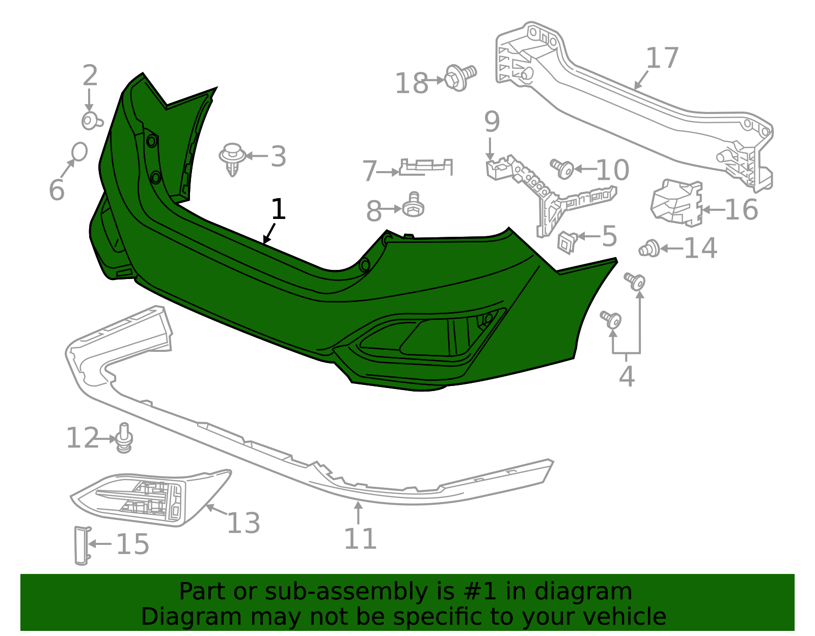 04715-TRT-A90ZZ - Bumper Cover 2018-2021 Honda Clarity | Honda Parts Online