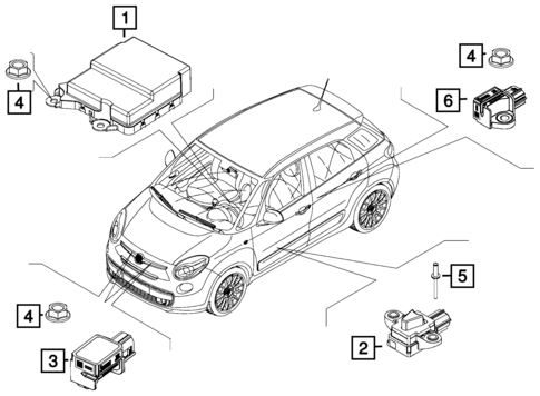 Sensors for 2014 Fiat 500L | Mopar Estores