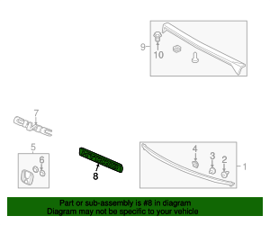 75723-TT1-A01 - Deck Lid Emblem 2013-2015 Honda Civic | AutoNation Parts