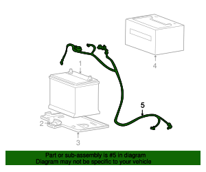 37200-39602 - Battery Cable Harness - 2003-2005 Hyundai XG350 ...
