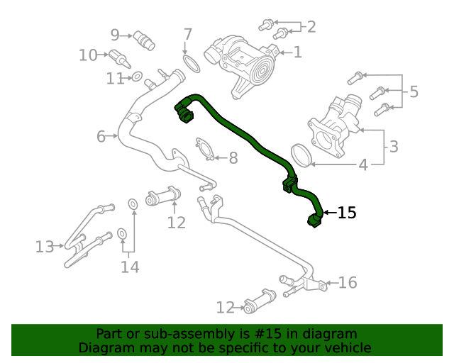 Genuine Plastic Pipe for 2015-2022 Volvo | Part# 31368673 | Over 30% ...