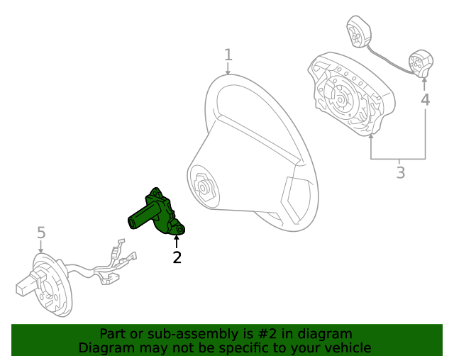 2002-2011 Mercedes-Benz Steering Angle Sensor 002-542-80-18 | Mercedes ...