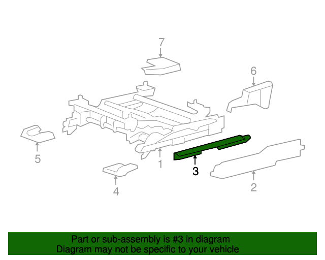 2006-2011 GM Lower Cover 15893454 | GMPartsDirect.com