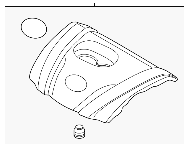 PYFA-10-2F0 - Engine Cover 2018-2019 Mazda | Mazda Parts Connect