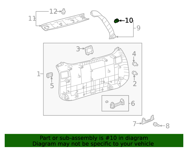 90467-09241 - Side Trim Panel Clip 2019-2023 Toyota | Longo Toyota Parts