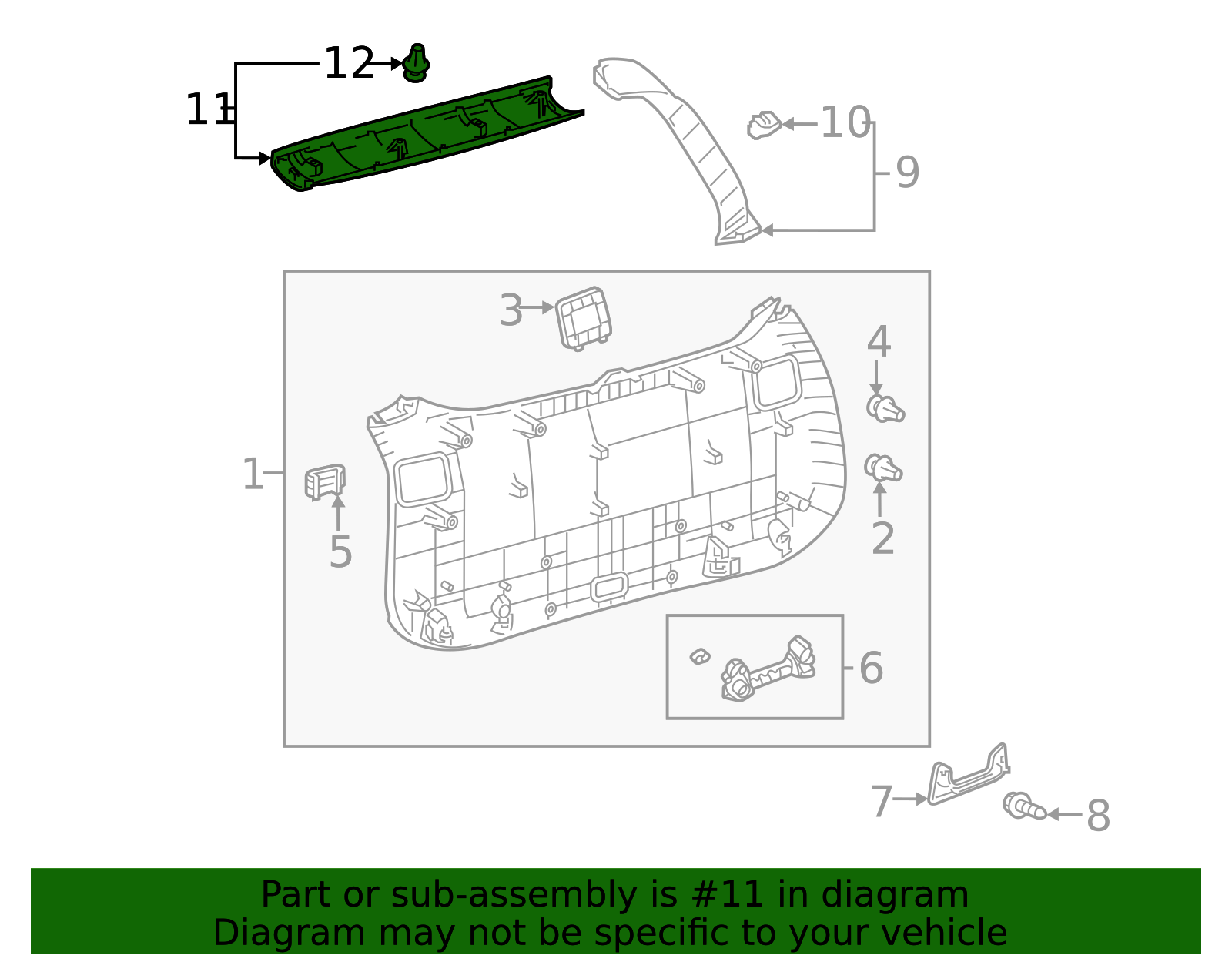 67939-0R060-C0 - Liftgate Trim 2019-2024 Toyota | AutoNation Parts