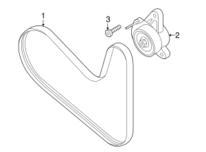 2015 Volkswagen Belt Tensioner 04L-903-315-K | OEM Parts Online