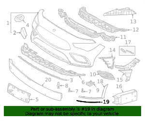 118-885-53-01 - Lower Trim 2020-2023 Mercedes-Benz | Mercedes-Benz USA ...