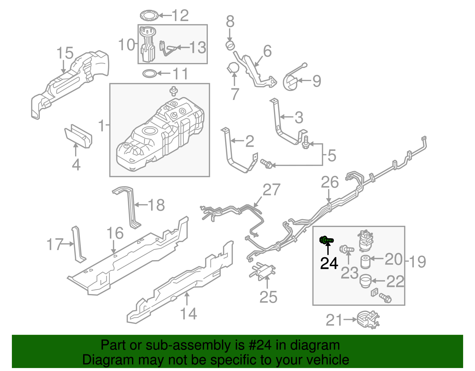 2011-2016 Ford OEM NEW 2011-2016 Ford F250 F350 Super Duty Crew Fuel ...