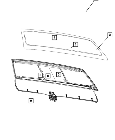 Glass and Interior Rearview Mirror for 2023 Ram 1500 | Mopar Wholesale ...