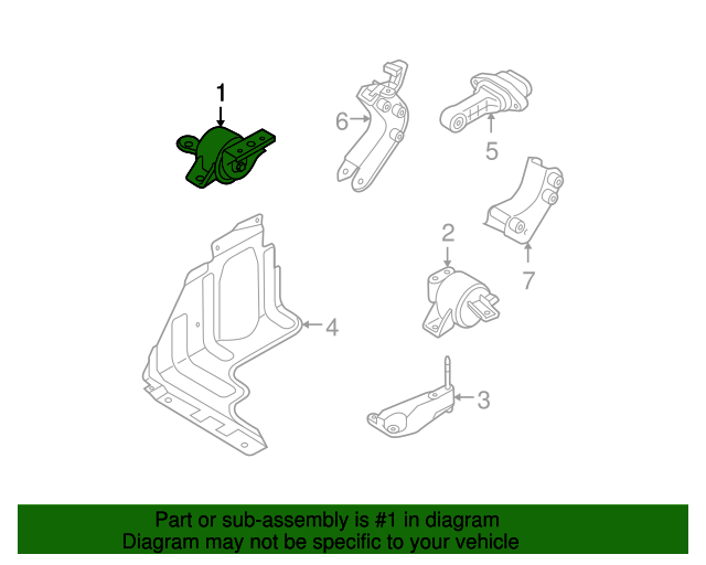 2004-2008 Chevrolet Front Mount 96535431 | GMPartsDirect.com