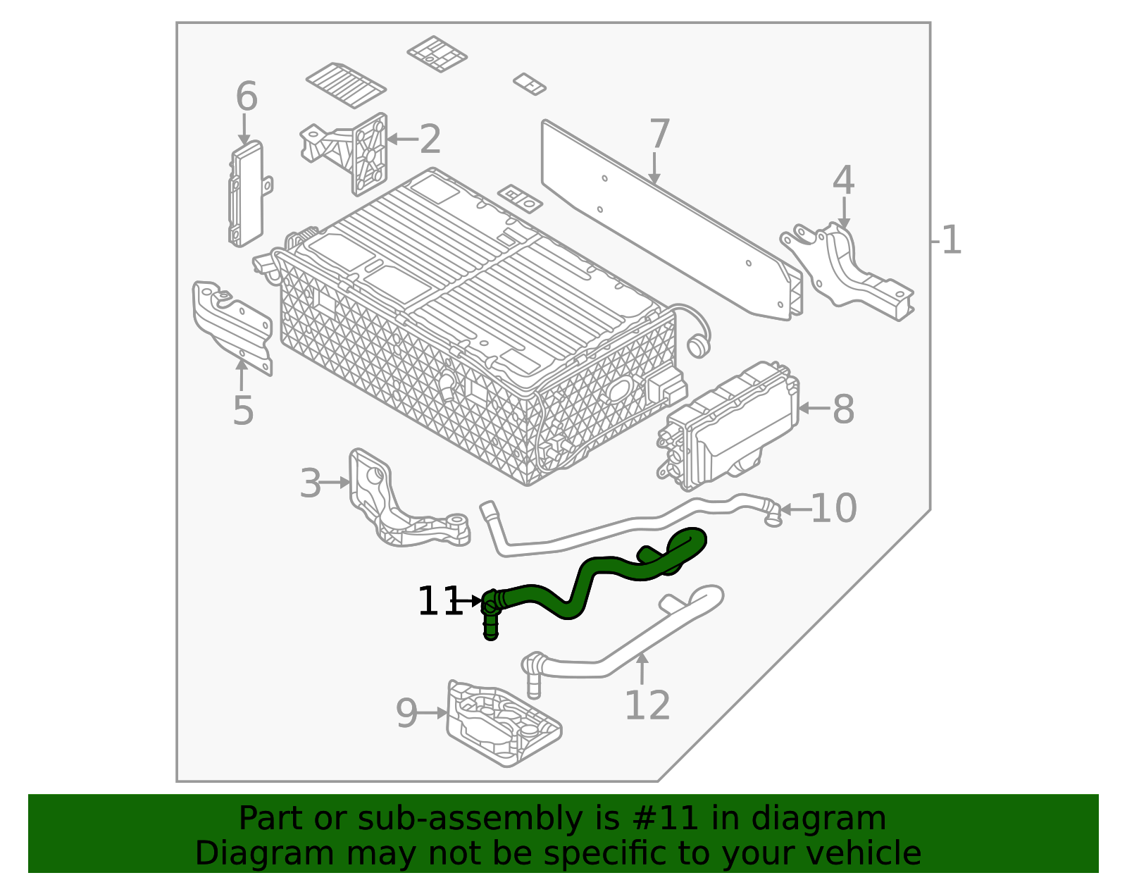 2020-2024 Audi Hose 80A-121-051-T | Retail Performance Auto Parts