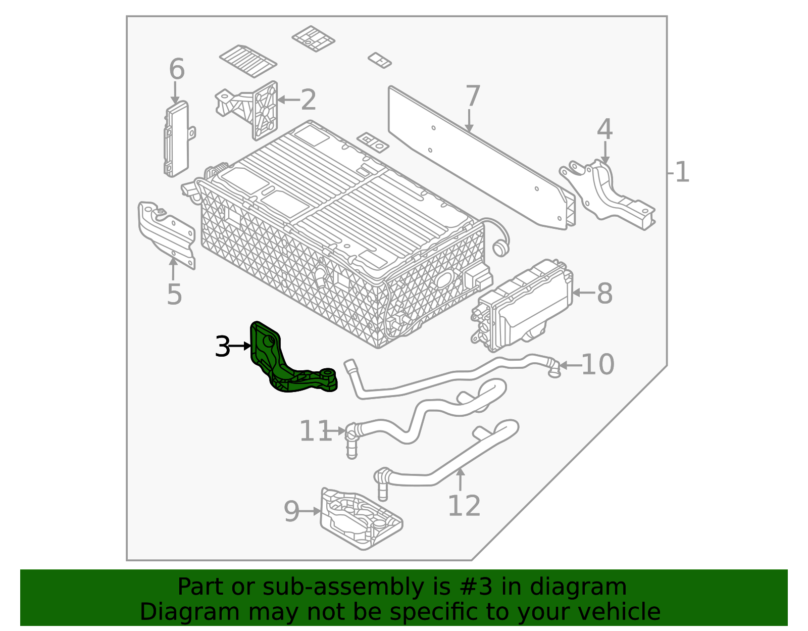 2020-2024 Audi Front Bracket 80A-915-371 | TascaParts.com