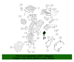2003-2010 Porsche Cayenne HVAC Blend Door Actuator 955-572-084-01 ...