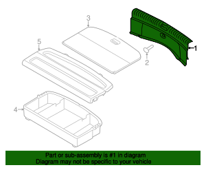 2014-2019 Kia Soul OEM NEW 2014-2019 Kia Soul Wagon Base Rear ...