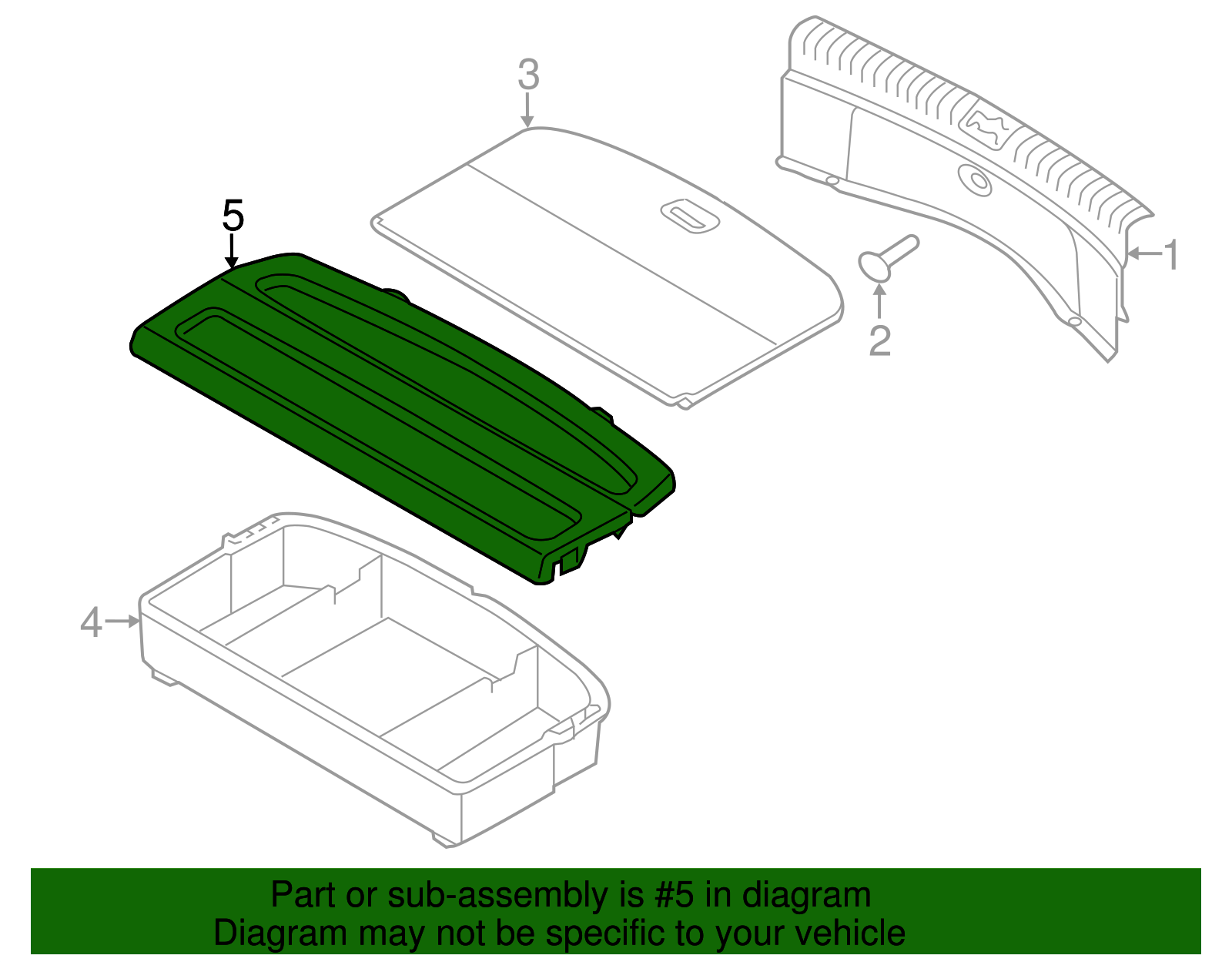 85930-B2000EQ - Shelf 2014-2019 Kia Soul | Kia.Parts
