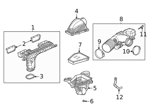 2021-2023 Jeep Intake Duct Seal 68535347aa | TascaParts.com