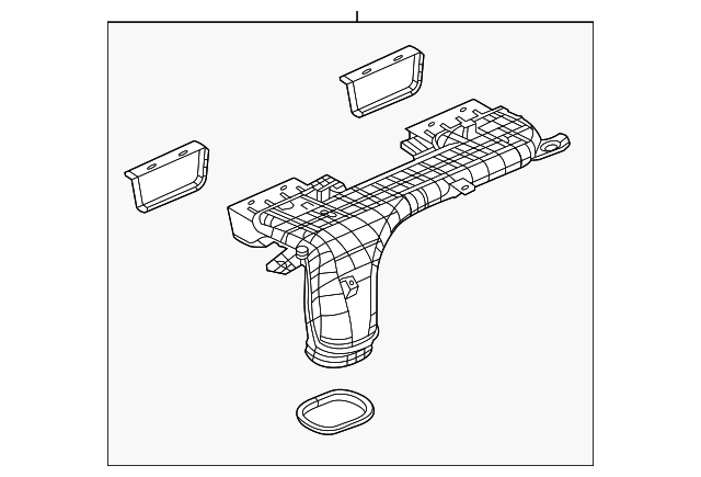2021-2023 Jeep Intake Duct 68410708ad | TascaParts.com