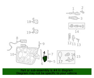 2016-2021 Mopar Door Lock Actuator Motor - Driver's Side (LH ...