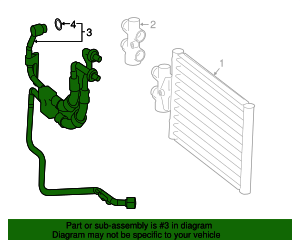 211-270-12-27 - Automatic Transmission Oil Cooler Hose Assembly 2006 ...