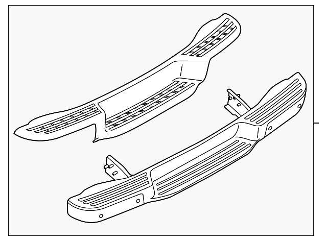 2012-2019 Nissan Rear Bumper 85010-1PA0A | TascaParts.com