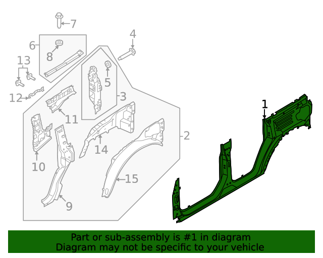 M2DZ-7827846-A - Quarter Panel 2021-2024 Ford Bronco | Ford Parts Direct