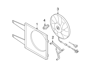 2006-2010 Volkswagen Beetle Fan Assembly 1C0-959-455-F | VW Direct Auto ...