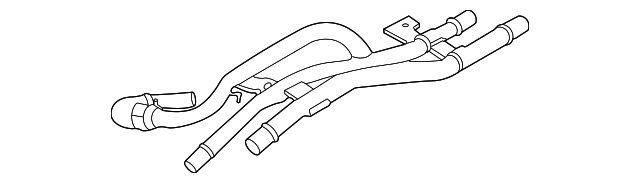 2020-2024 Ford HVAC Heater Hose Assembly L1MZ-18472-D | QuirkParts