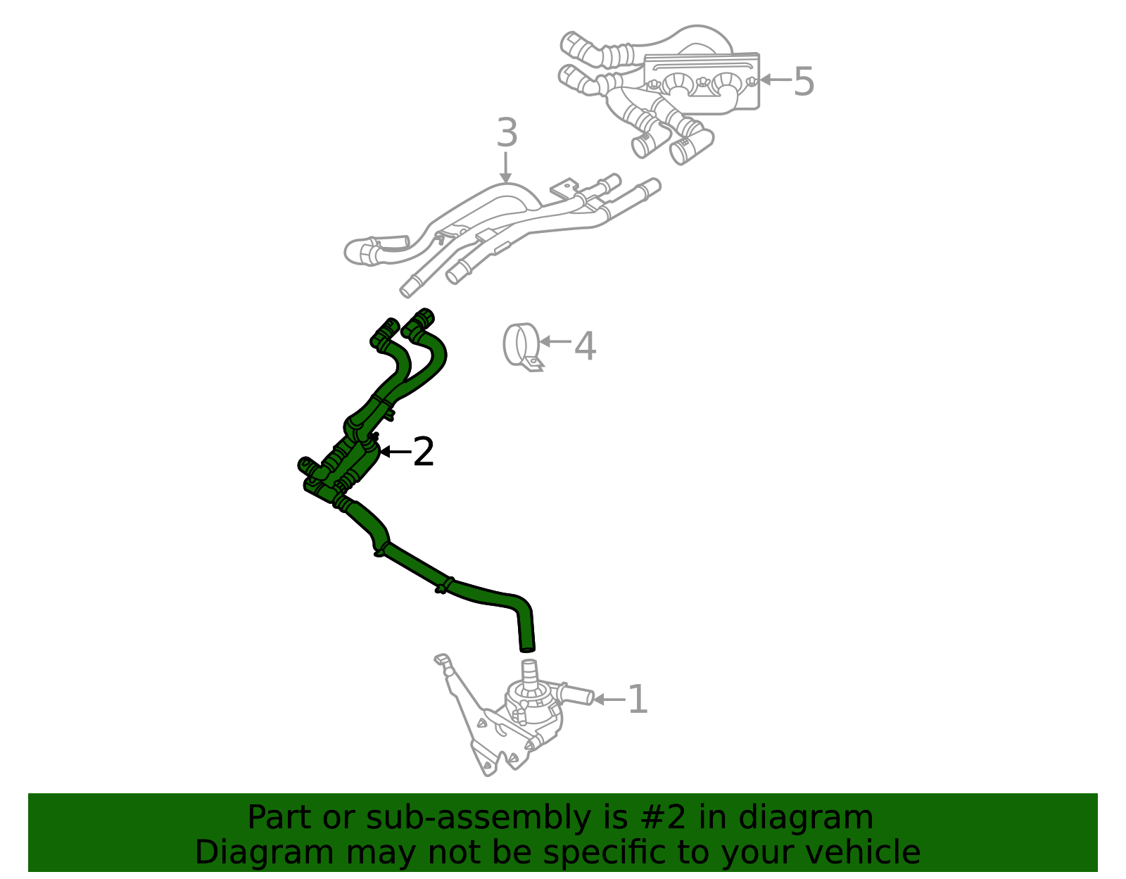L1MZ-18472-AF - HVAC Heater Hose Assembly 2020-2024 Ford | AutoNation Parts