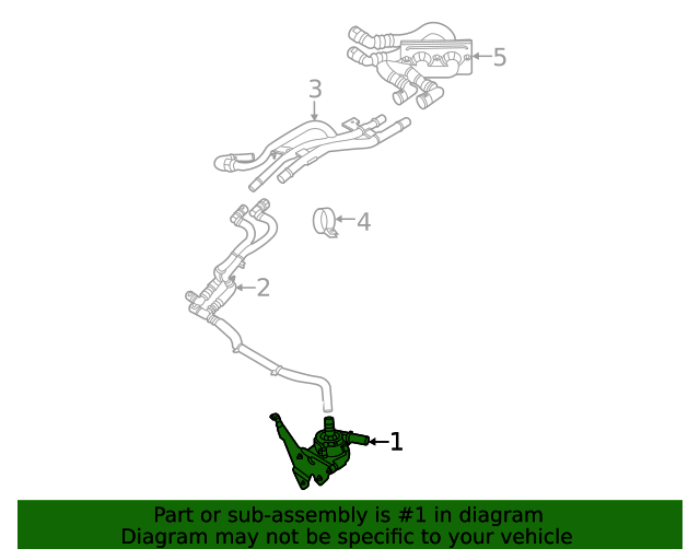 2020-2023 Ford Auxiliary Pump L1MZ-18D473-A | QuirkParts