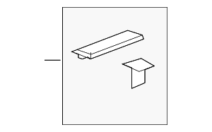 2007-2014 GM Ebony Rear Side Door Sill Trim Plate 25844290 GM ...