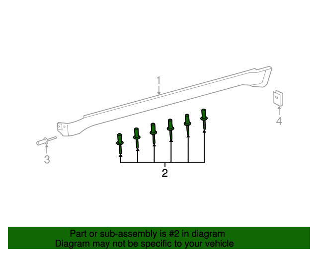 6510520AA - Lower Trim Panel Rivet - 2011-2023 | Mopar Parts Canada