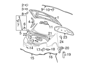 2005-2018 Volkswagen Safety Catch 1K0-823-480 | OEM Parts Online