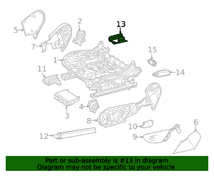 167-919-05-00-9051 - Seat Track Cover 2020-2023 Mercedes-Benz ...