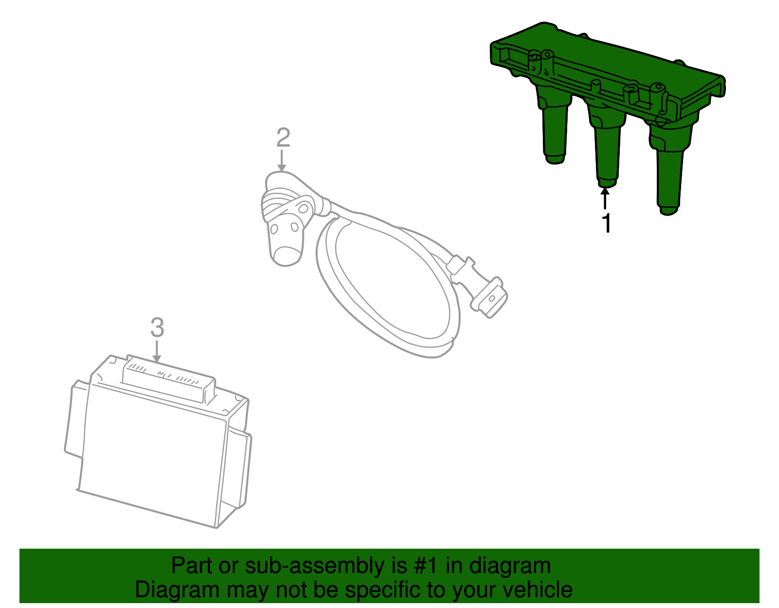 Genuine Ignition Module for 1999-2003 Saab 9-5 | Part# 55561133 | Over ...