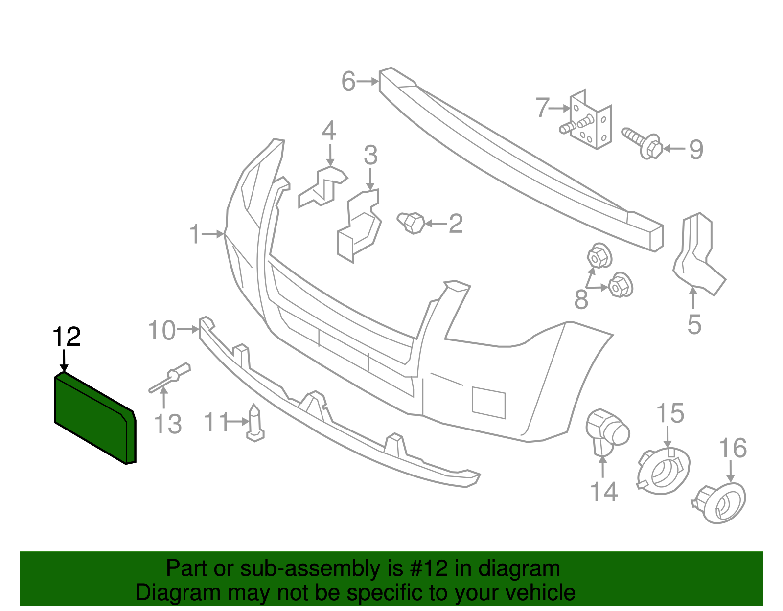8E6Z-17A385-AA - License Bracket 2008-2011 Mercury Mariner | Big 3 Auto ...