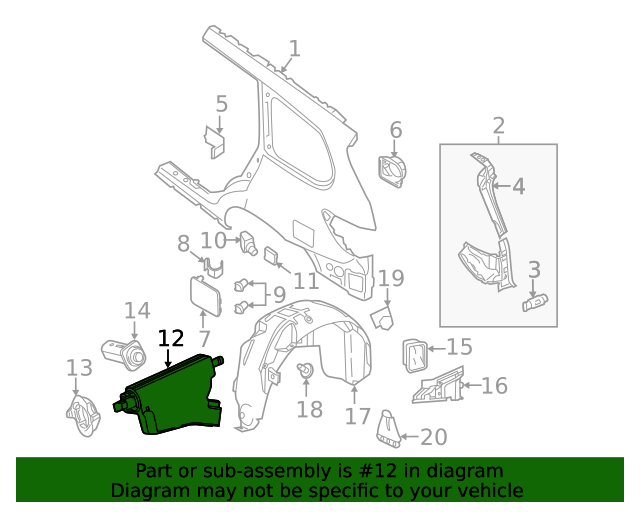 2003-2020 Nissan Fuel Lid Lock Actuator *Disco* 78850-1LA0A | Coulter ...