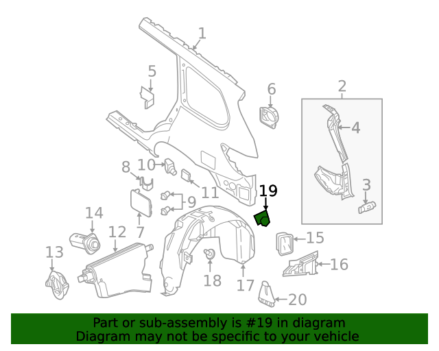 Plug Rear Panel 64891-6TA1A | TascaParts.com