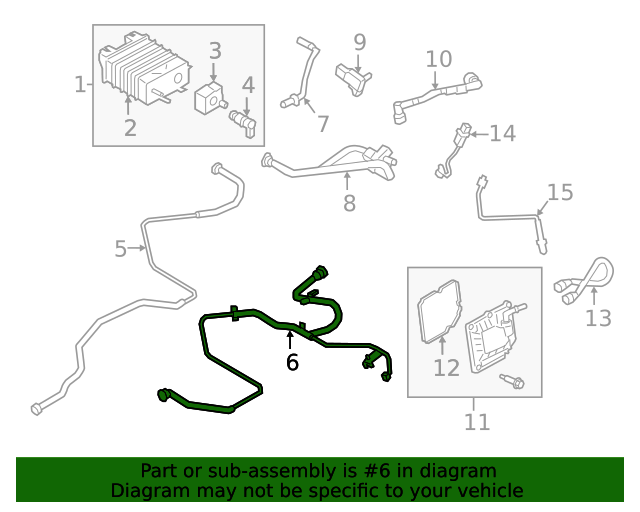 2019-2024 Ford Connector Hose K2GZ-9D683-A | Blue Springs Ford Parts