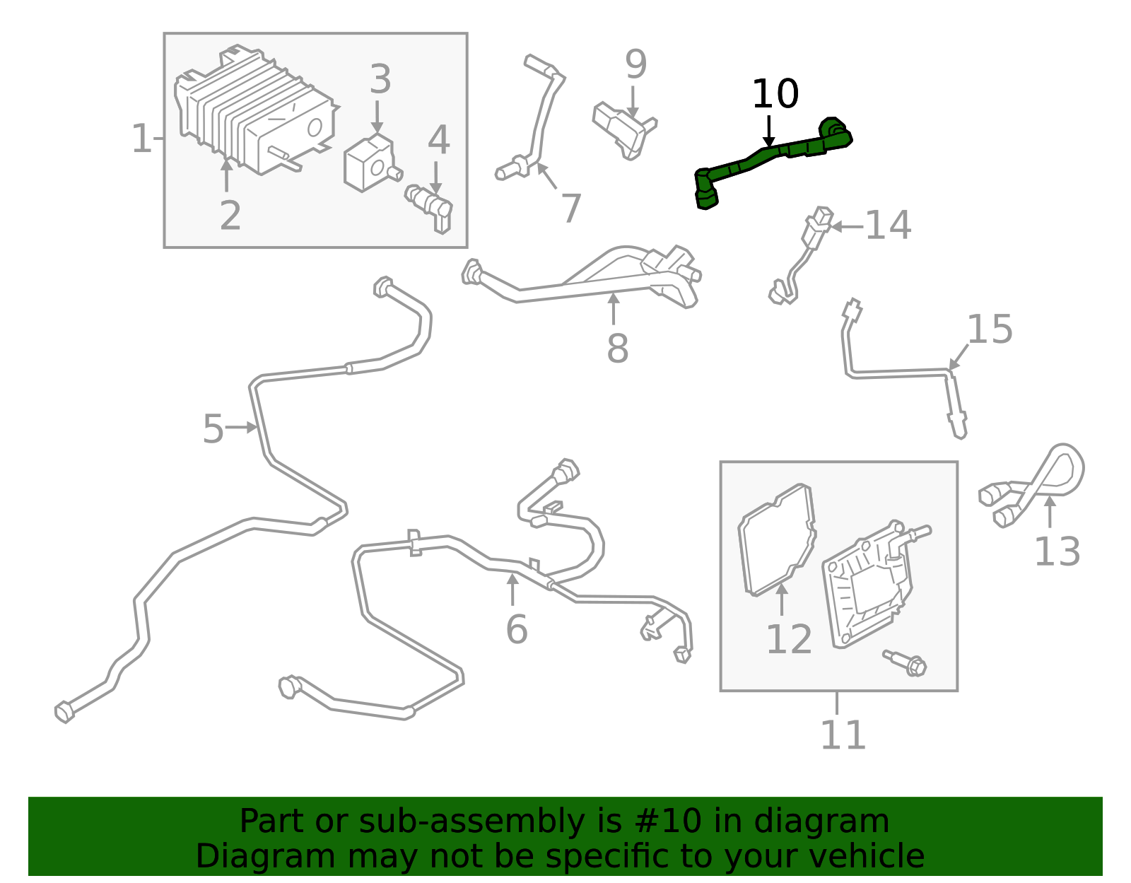 Genuine OEM Ford Part - Crankcase Tube K2GZ-6758-G | Genuine OEM Ford ...