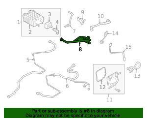 2019-2024 Ford Hose & Tube Assembly K2GZ-9D333-A | OEM Parts Online