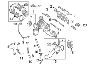 270-090-07-00 - Intake Line Mercedes-Benz USA Parts