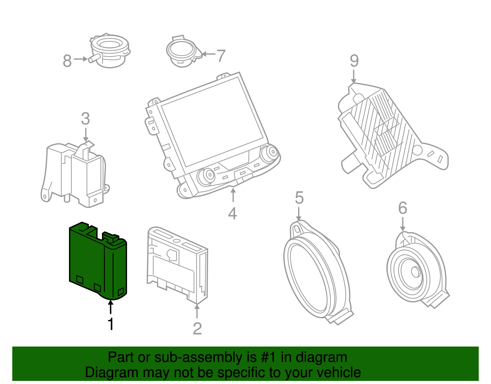 2020-2021 GMC Terrain Receiver 86788261 | Shop Matick Buick GMC