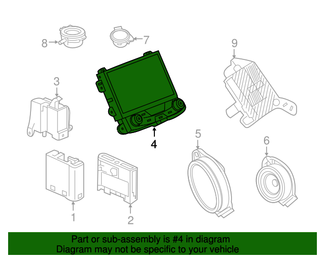 2021-2024 GM Display Unit 85613245 | Capital Chevrolet Parts